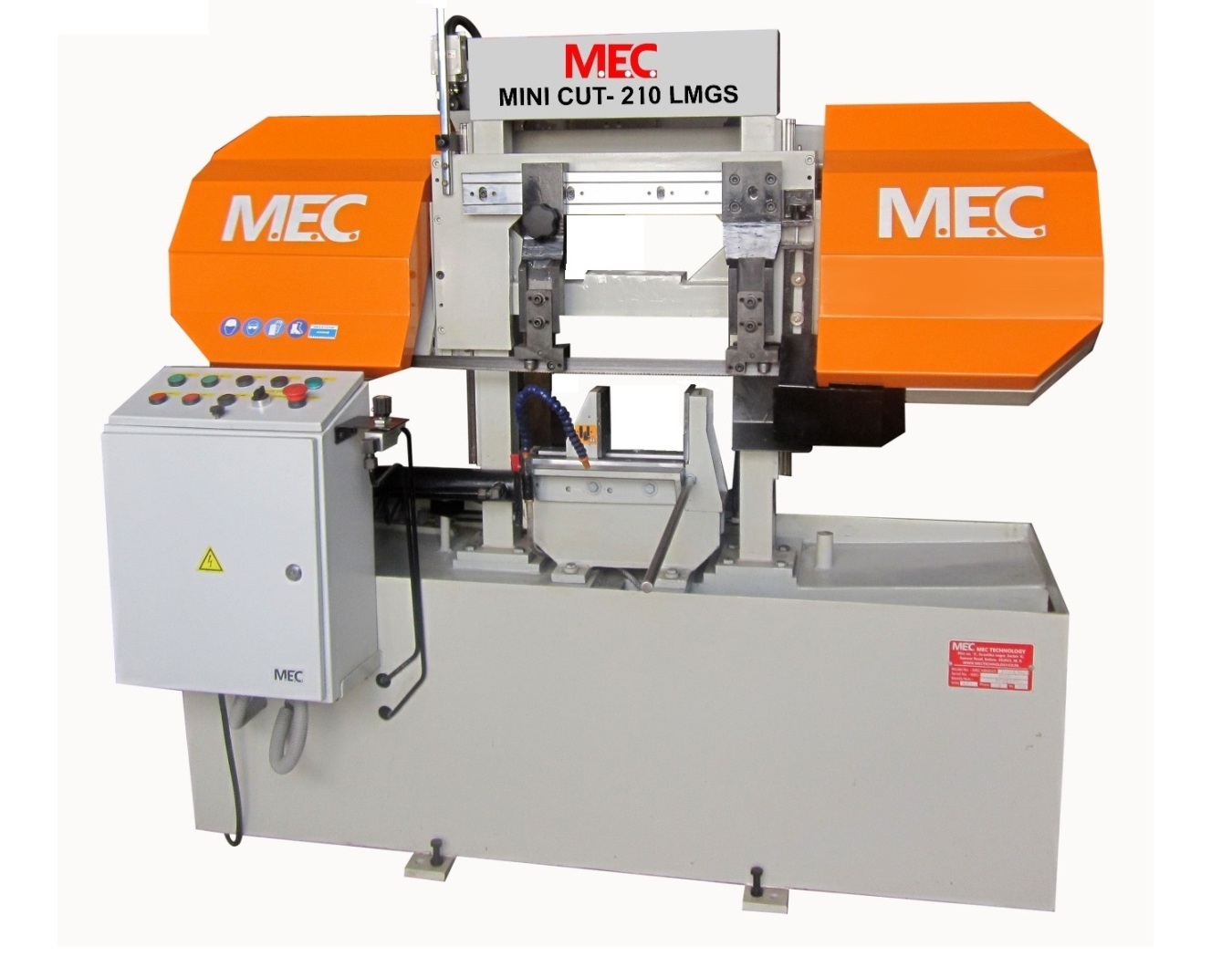 SEMI Automatic Double Column Bandsaw Machine – Mec Technology
