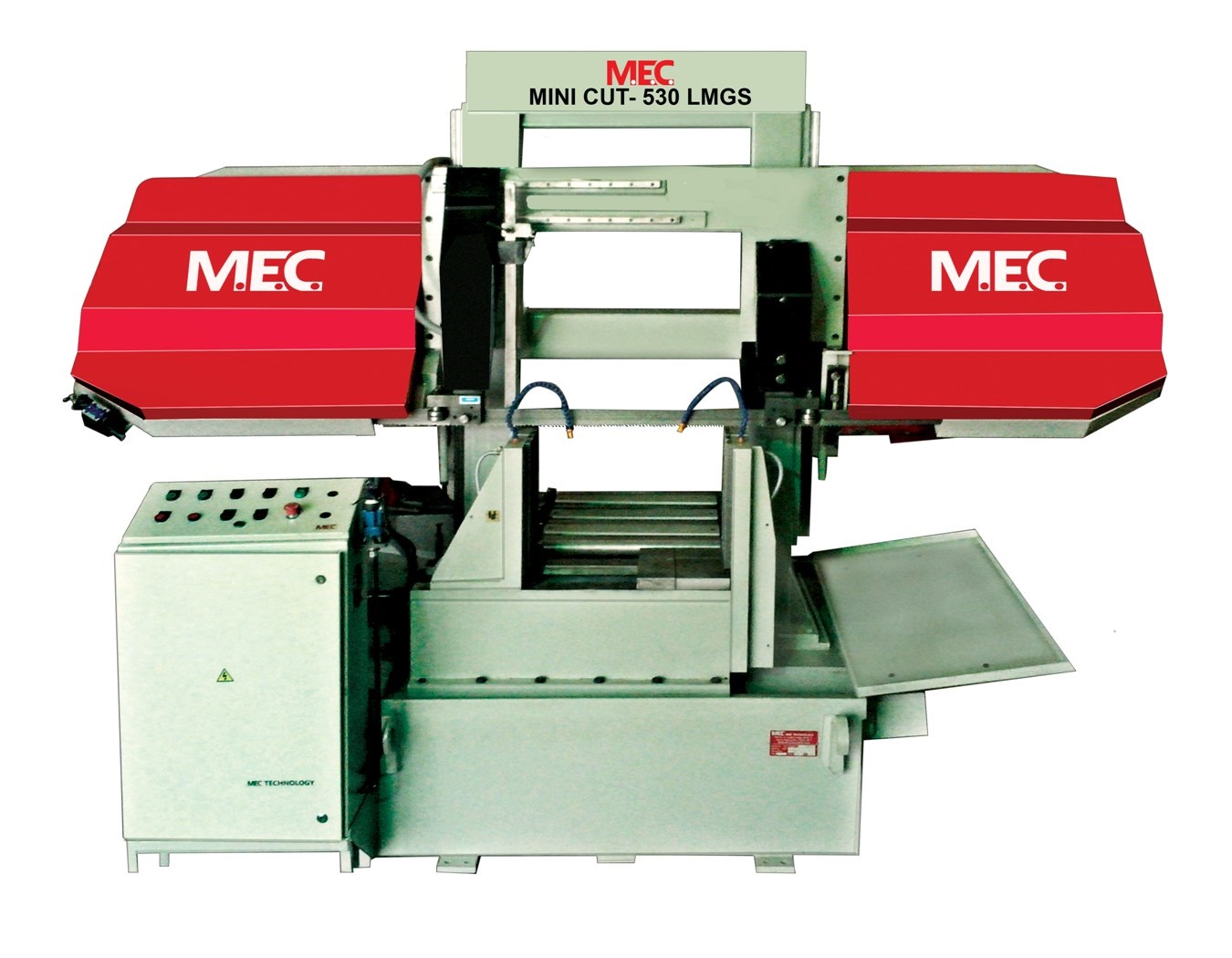 SEMI Automatic Double Column Bandsaw Machine – Mec Technology